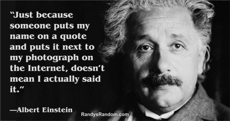 Einstein on the Internet